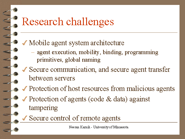 Research challenges